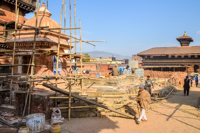 Featured Photo on the Rebuilding of a Nepalese Landmark