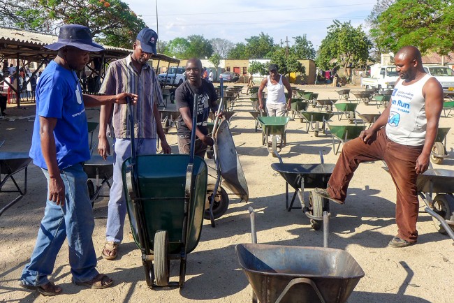 Amid High Unemployment, One Man Creates Wheelbarrow Cooperative To ...