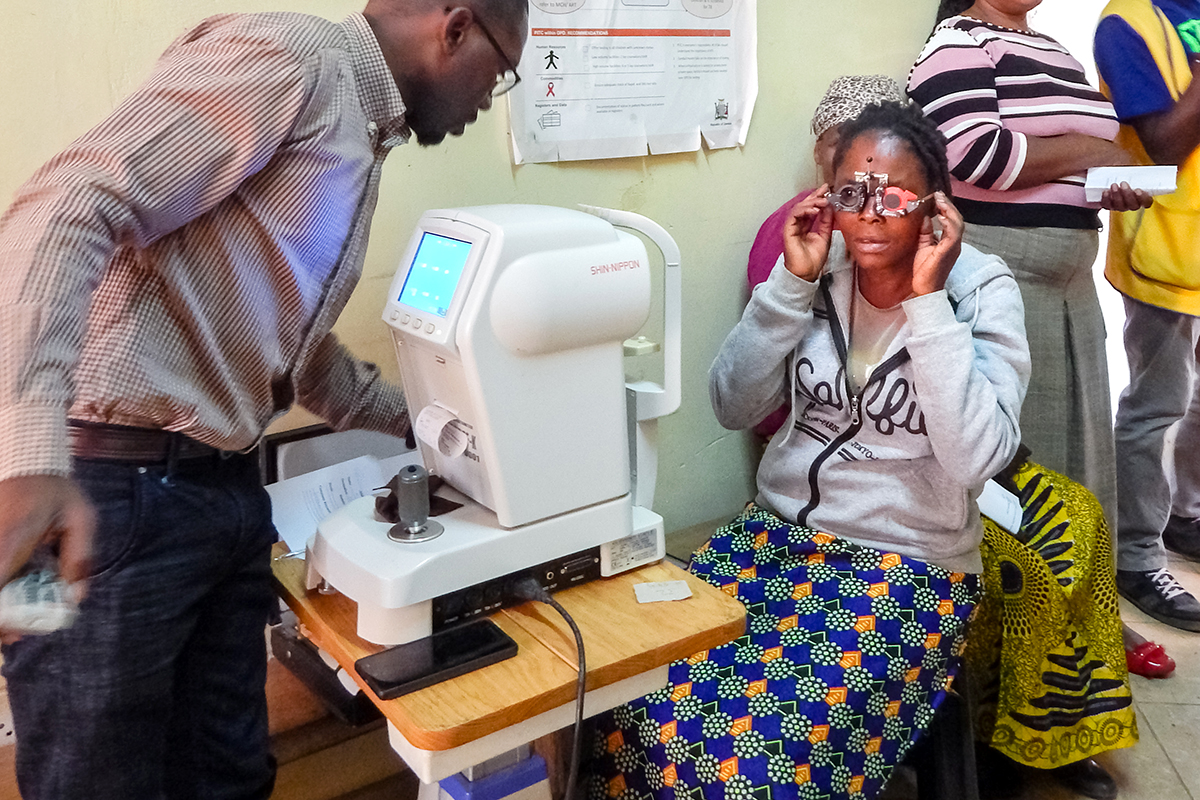 Getting A Free Eye Exam In Zambia