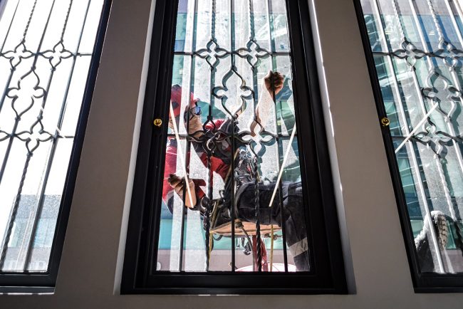 Washing Windows in Mexico City