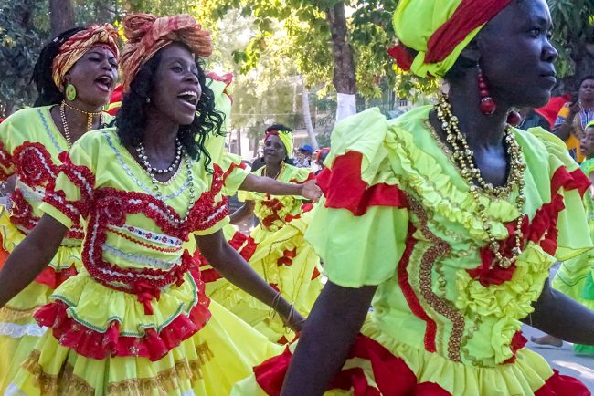 Haitian Dancers Celebrate Voodoo Spirits