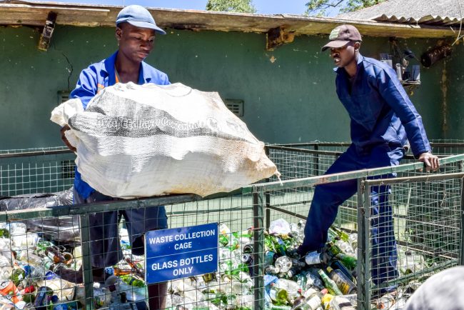 Zimbabweans Separate Recyclables From Waste