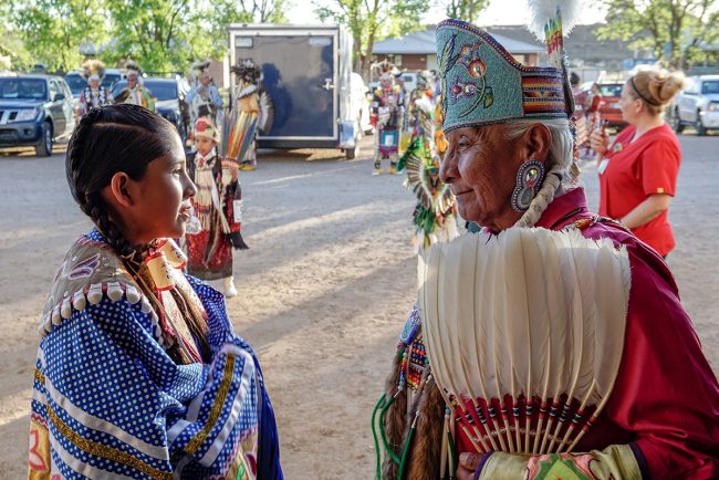 Native American Dancers Join Colorado Powwow