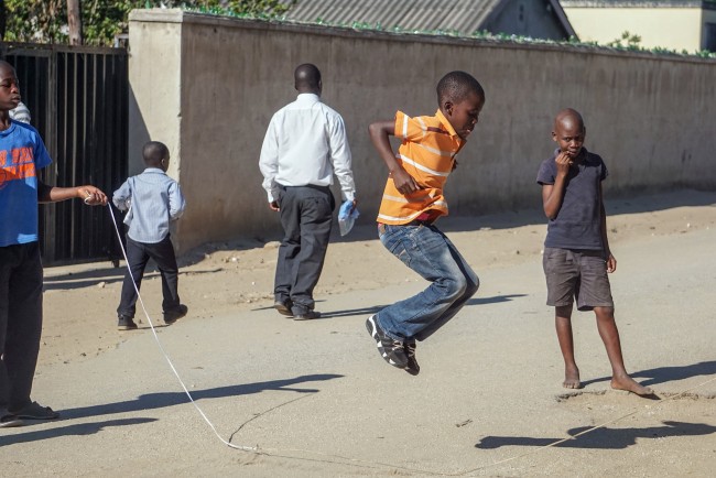 Zimbabwean Boys Skip Rope