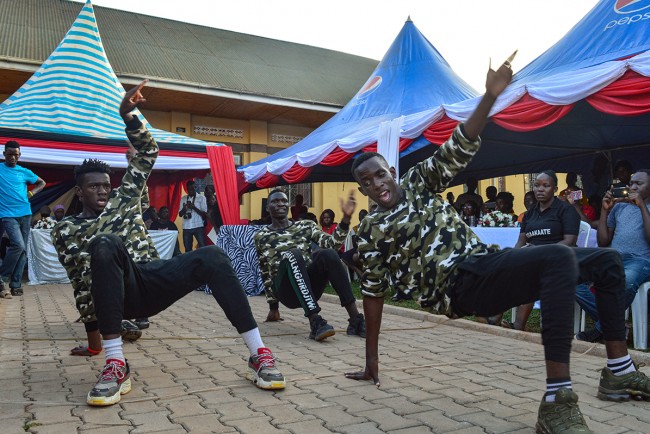 Dance at Launch Event in Uganda