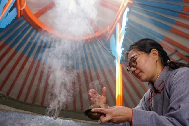 Coronavirus Concerns Revive Historic Mongolian Practice
