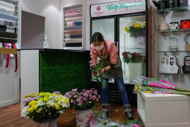 Joy Blossoms at Mongolian Flower Shop