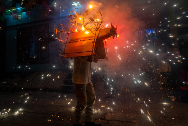 Handcrafted Fireworks Light Up Religious Festival in Mexico