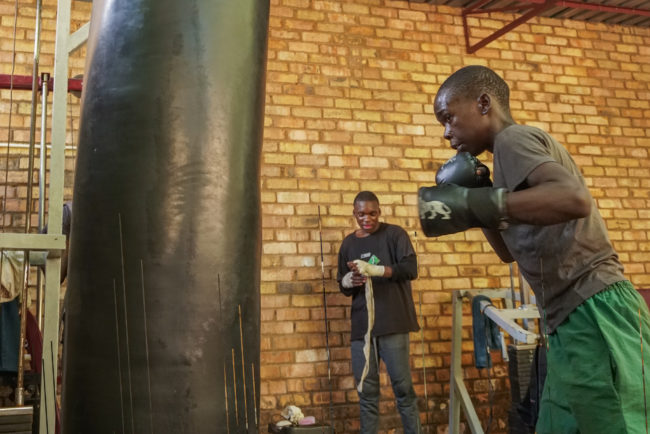 Junior Boxer Trains for Competition in Zimbabwe